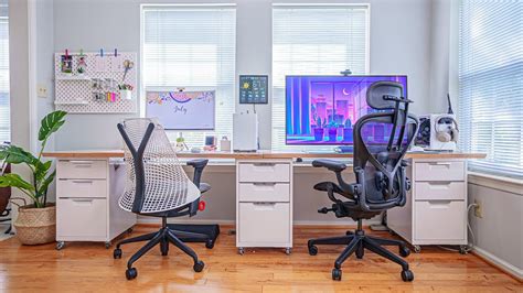 His And Hers Work From Home Office Setup Ideas