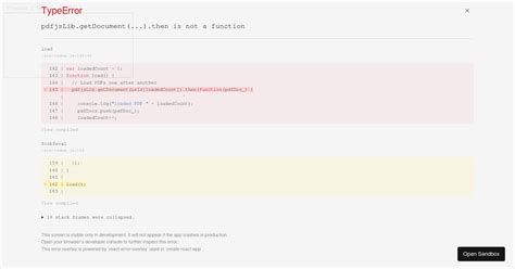 Pdfjs Multiplepdf Codesandbox