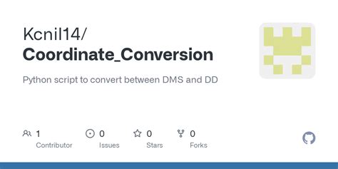 Github Kcnil14 Coordinate Conversion Python Script To Convert Between Dms And Dd