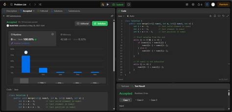 Merging Two Sorted Arrays With Two Pointers Rohit Dubey Posted On The Topic Linkedin