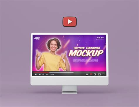 Premium Psd Personal Computer Youtube Interface