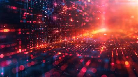 digital world abstract ultrawide background with modern technology