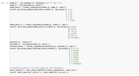 Solved Def Linearregressionxylam0 Train