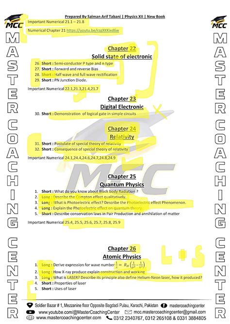 Education Is The Key To Success Physics Paper Ii For Class Xii Science Group Target Paper