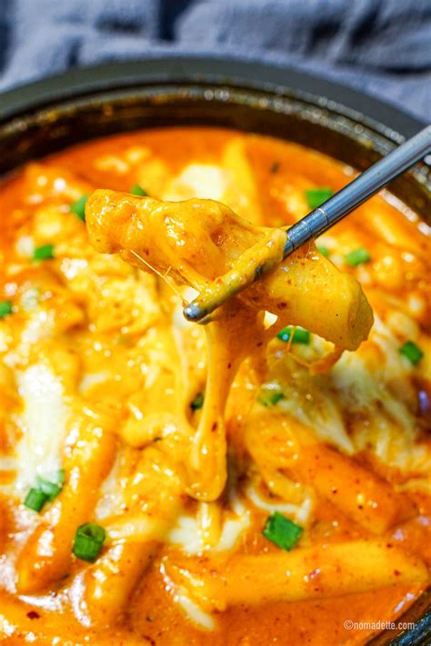 Tteokbokki Recipe Sweet And Spicy Korean Rice Cake Spicy Cheesy