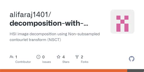 Github Alifaraj1401decomposition With Nsct Hsi Image Decomposition