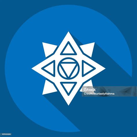 아이콘 수리검 닌자 기호와 관련이 있습니다 긴 그림자 스타일 심플한 디자인 편집 가능 간단한 일러스트레이션 3차원 형태에 대한 스톡 벡터 아트 및 기타 이미지 Istock