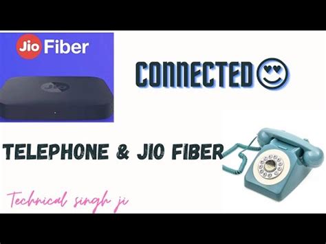 How To Connect Telephone And Jio Fiber Technical Singh Ji YouTube