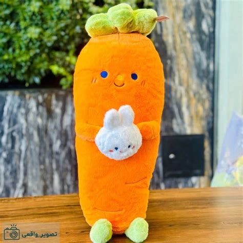 خرید و قیمت عروسک هویج خرگوش به دست بالشتی 50 سانتی از غرفه چی چی لاس