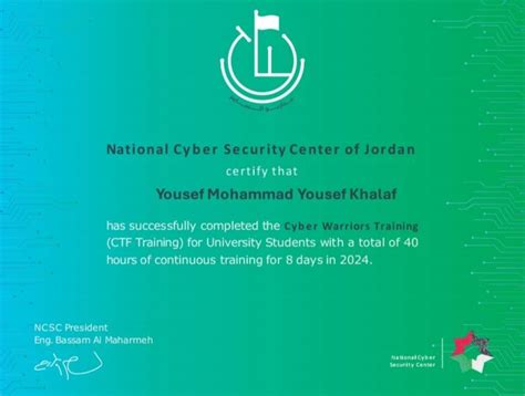 Yousef Khalaf On Linkedin Cybersecurity Ctf Ncsc Training Ethicalhacking Cyberdefense