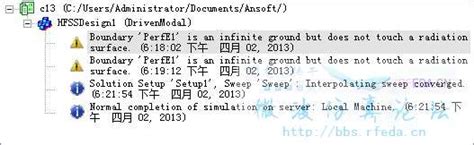 Hfss仿真中遇到下面状况，怎么解决 微波eda网