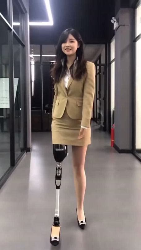 Epic Chinese Amputee Onelegged Girl Walks On Her P Tumbex