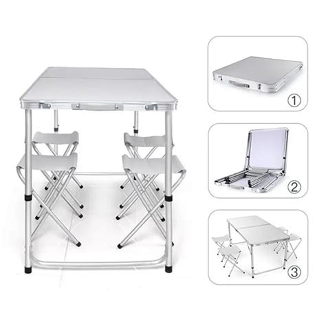 საპიკნიკე კეცვადი მაგიდა 4 სკამით ყიდვა ყველაზე იაფად ან განვადებით