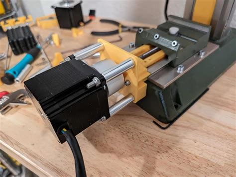 My Big Yellow Proxxon Mf70 Conversion With Nema23 Motors And Y Axis Extended To 90mm And Z