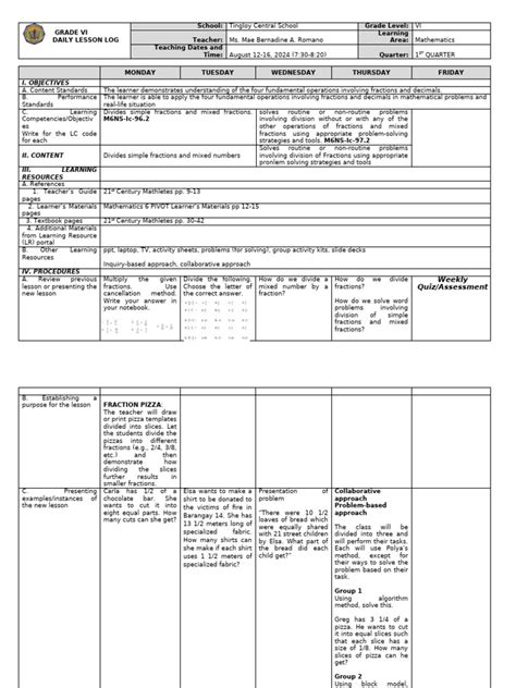 Mathematics 6 Q1 W3 Pdf