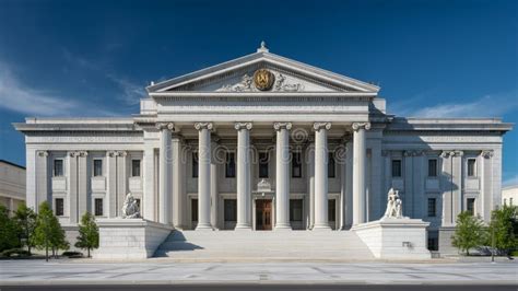 Courthouse Building Exterior Stock Illustration Illustration Of Stone
