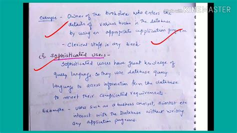 Types Of Database Users Lecture14dbms Youtube