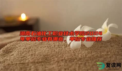 湖南石油化工职业技术学院2024年单招专业有哪些，单招专业推荐 复读网