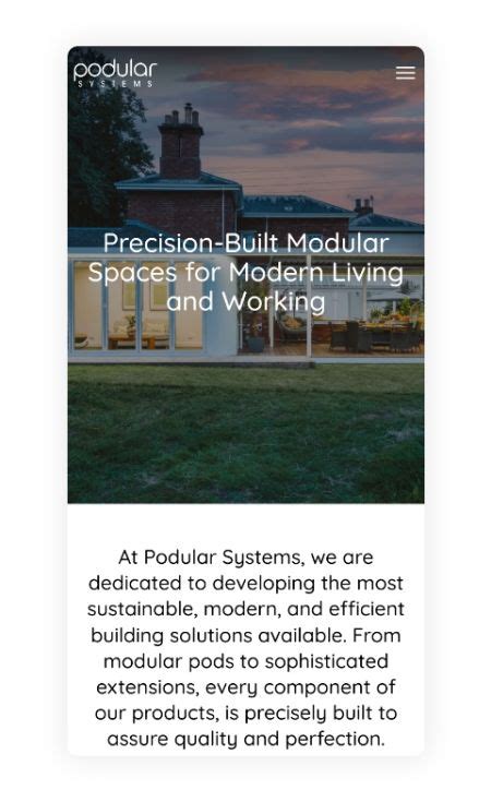 Podular Systems Website And Custom Cms By Design 380