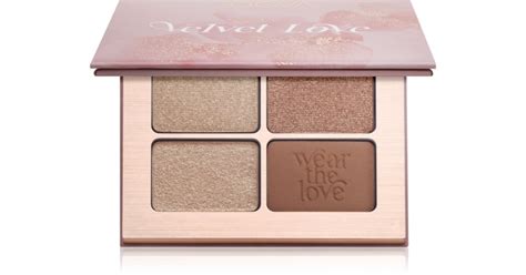 Zoeva Velvet Love Eyeshadow Quad Paleta De Sombras De Ojos Notinoes
