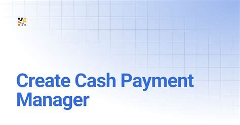 Create Cash Payment Manager Openg2p Docs