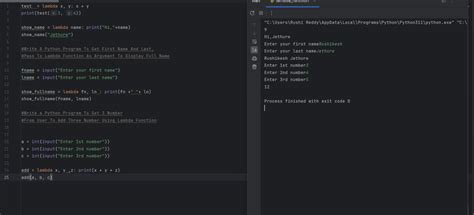 Python Lambda Function