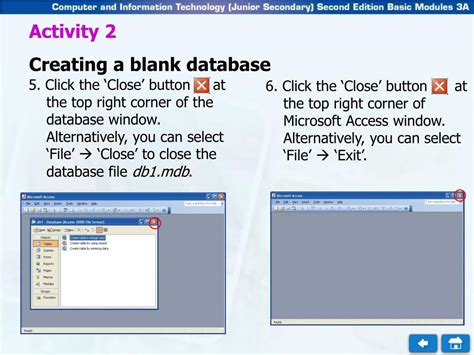 PPT Activity Creating A Blank Database PowerPoint Presentation Free Download ID