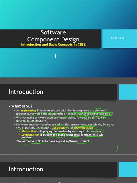 Scd 1 Pdf Component Based Software Engineering Software