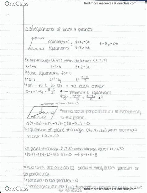 class notes for math 231 at pennsylvania state university psu