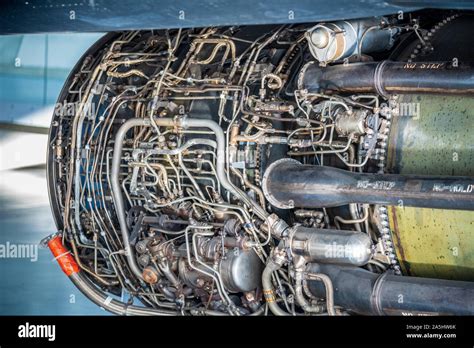 Pratt And Whitney J58 Motor Mit Einer Lockheed Sr 71 Flugzeuge