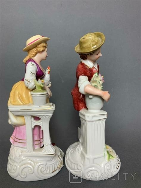 Парні статуетки Пара в саду 113183769 купити Violity