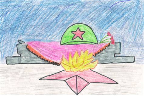 Рисунок к дню защитника отечества 4 класс