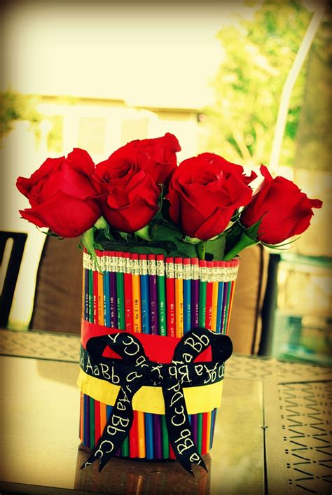 Cute Teacher T Classroom Flower Vase