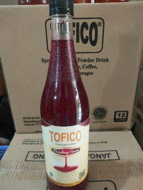 Tofico Syrup Tofico Sirup 1 Liter Strawberry Cream Lazada