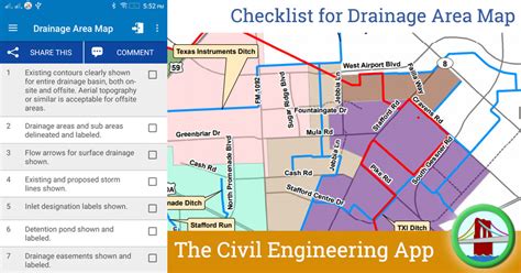 Checklist Drainage Area Map The Civil Sutras