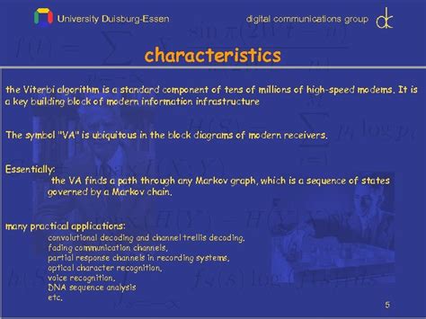 The Viterbi Algorithm A J Han Vinck Lecture