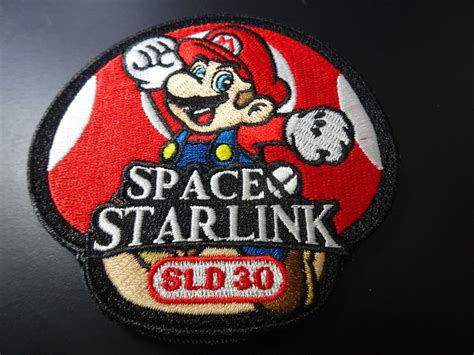 Vsfb Space X Starlink Mario Brothers Luigi Sld 30 Mission Patch 4618495233