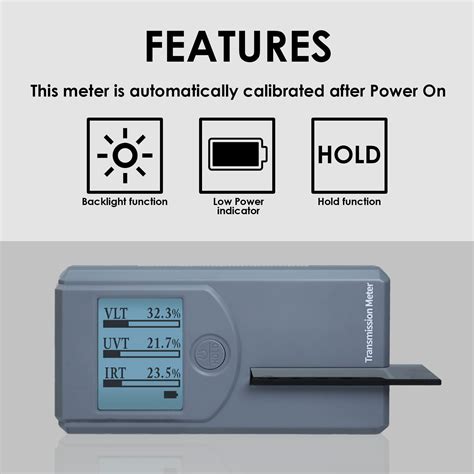 Snapklik Com Tint Meter Portable Window Tint Meter Automatic Rotating Screen Window Tint
