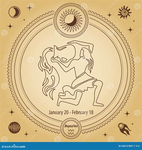 Astronomical Symbols Illustration Of Eight Planets Signs Of Solar Planetary System In Vector