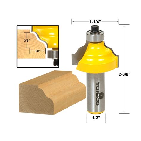 Edging Other Profiles Wavy Edge Molding Router Bit 1 2 Shank Yonico 13125