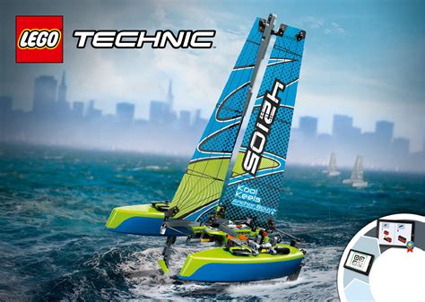 Handleiding Lego Set 42105 Technic Catamaran