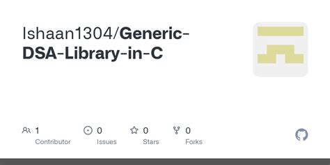 Github Ishaan1304generic Dsa Library In C