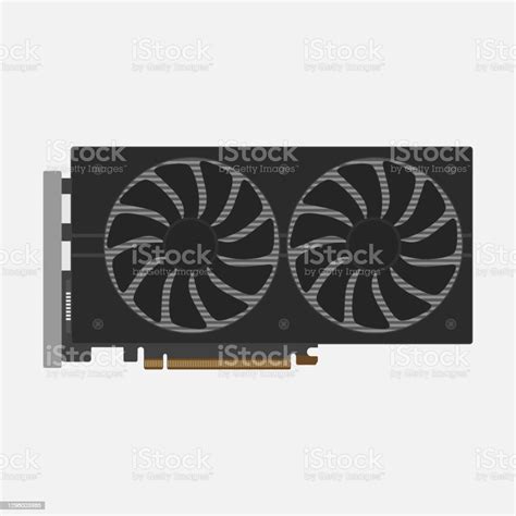 Gpu Icon Graphics Processing Unit Vector Flat Illustration Stock Illustration Download Image