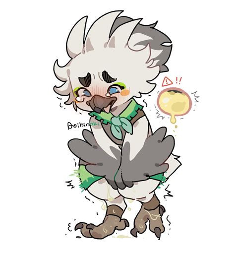 Rule 34 Accident Anthro Aoihinoki1024 Avian Bladder Gauge Blush Bodily Fluids Breath Of The