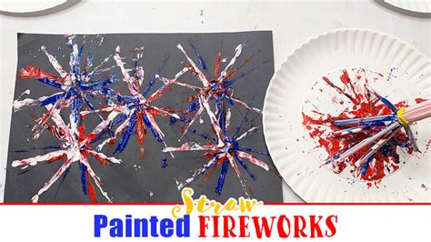 Straw Firework Art At Carla Apgar Blog