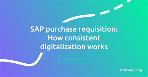 SAP Purchase Requisition Process Automation D Velop Blog