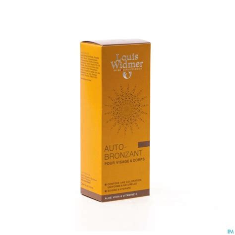 Widmer Sun Creme Autobronzante Parf 100ml