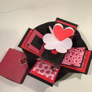 Exploding Box Cricut Pattern SVG With 7 Different Interactive Elements And 2 Box Shape Choices