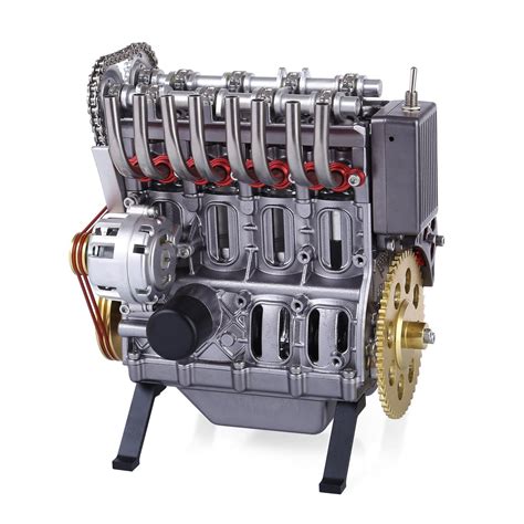 Teching Dm13 L4 T Inline 4 Cylinder Car Engine L4 Diy Assembly Metal M