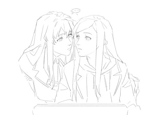 Kuga Natsuki And Fujino Shizuru My Hime Drawn By Guri Gom Danbooru